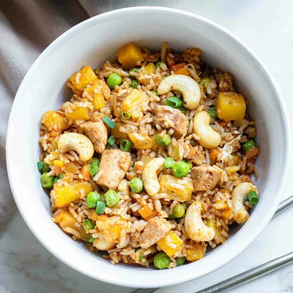 Thai Pineapple Fried Rice (Khao Pad) | All Ways Delicious
