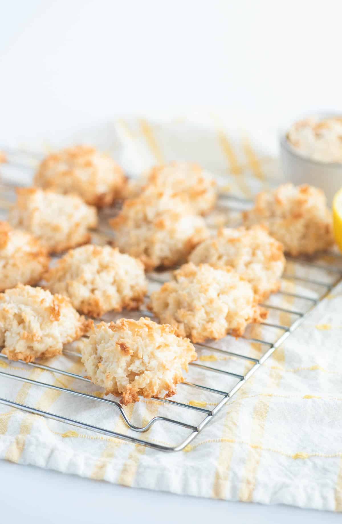 Lemon Coconut Macaroons | All Ways Delicious