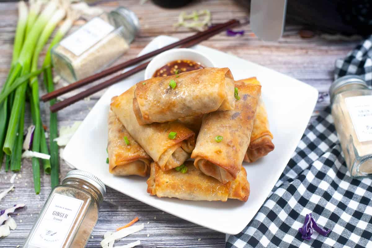 Air Fryer Spring Rolls | All Ways Delicious