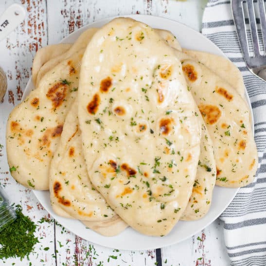 Butter Garlic Naan | All Ways Delicious