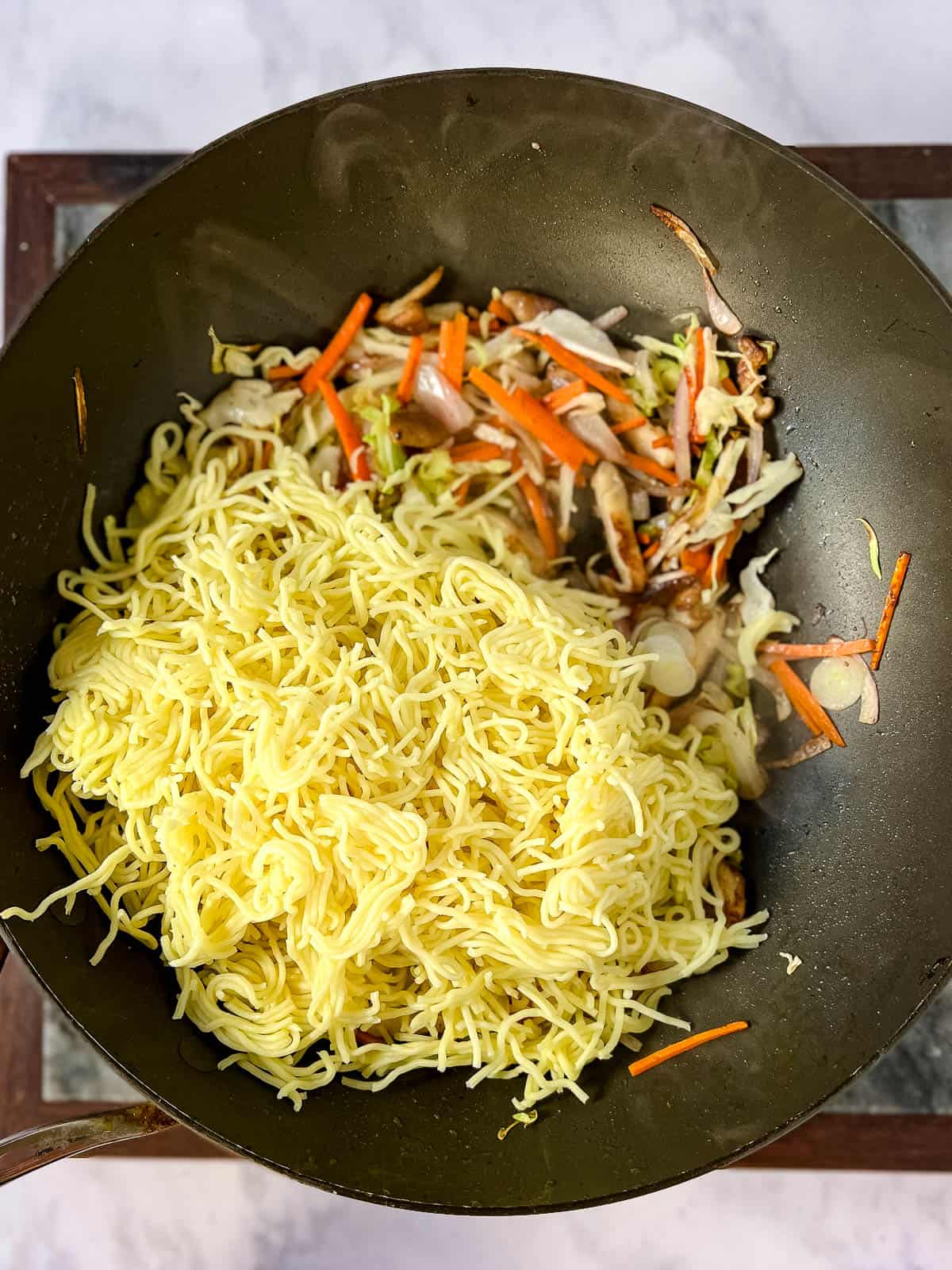 Shrimp Yakisoba | All Ways Delicious