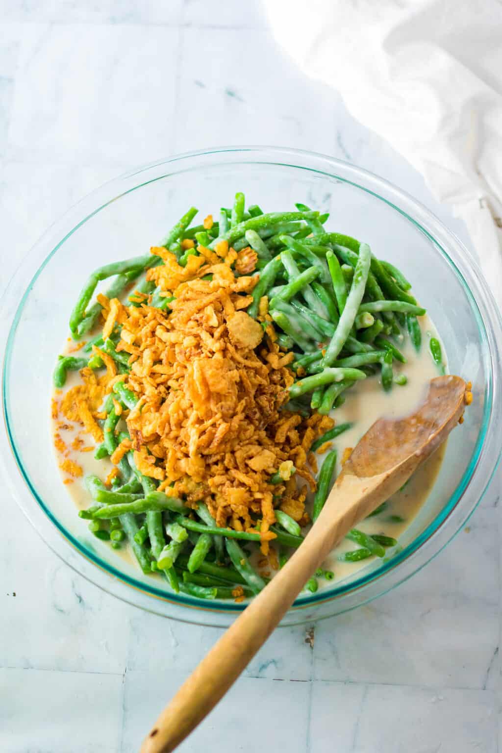 Green Bean Stuffing Casserole | All Ways Delicious