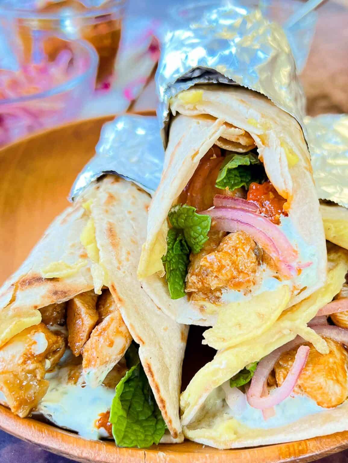 Chicken Kathi Rolls | All Ways Delicious