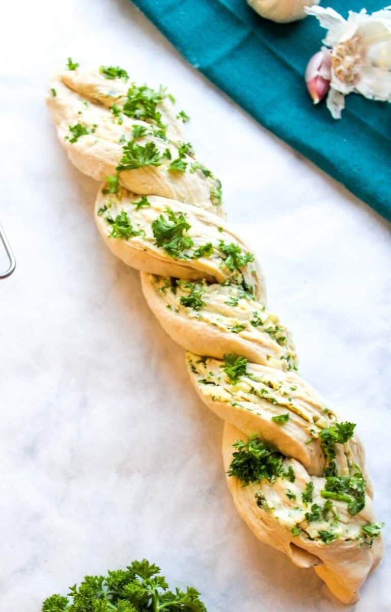 Swirled Garlic Bread | All Ways Delicious