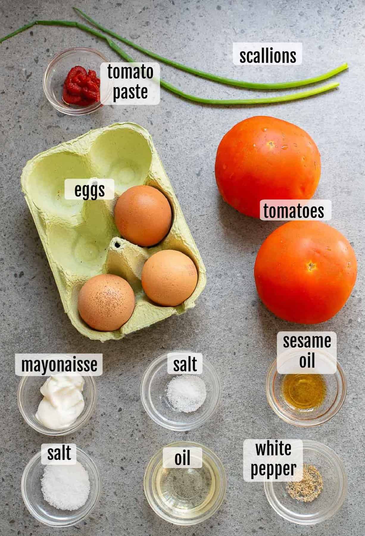 Stir-Fried Tomatoes and Eggs